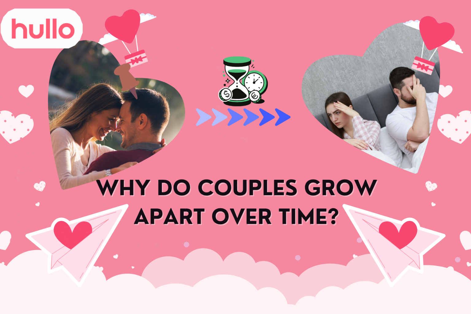 Why do couples grow apart over time?